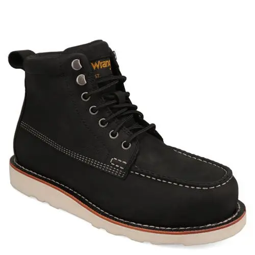 Wrangler Thatcher Steel Toe Work Boot - Black