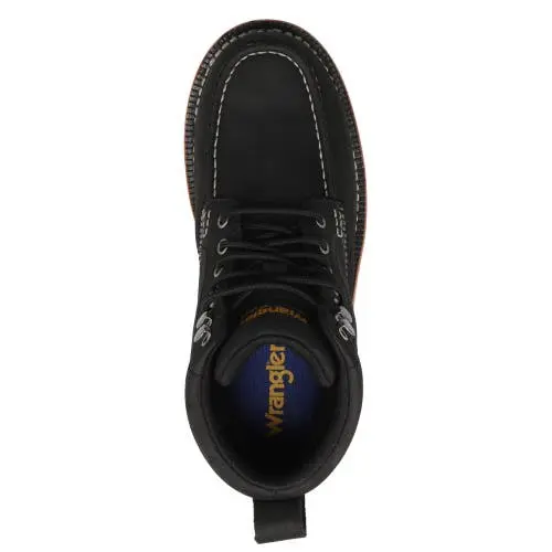 Wrangler Thatcher Steel Toe Work Boot - Black