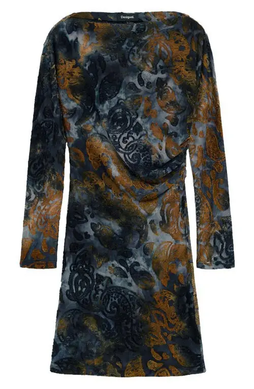 Desigual Long Sleeved Knit Dress