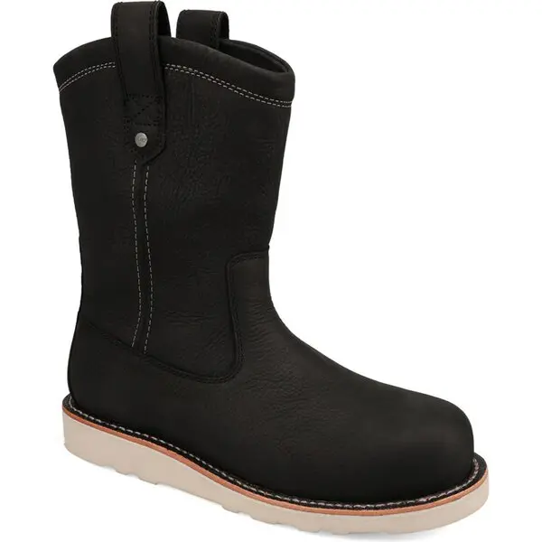 Wrangler Tex Steel Toe Work Boot - Black