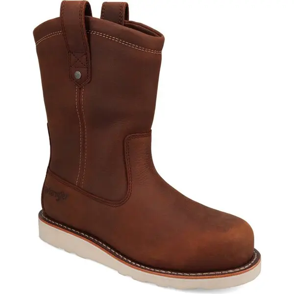 Wrangler Tex Steel Toe Work Boot - Saddle Tan