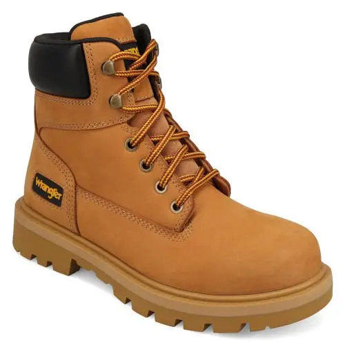 Wrangler Aubrey Steel Toe Work Boot - Wheat