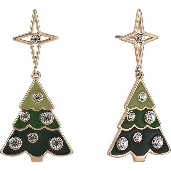 HALLMARK Christmas Tree Earrings