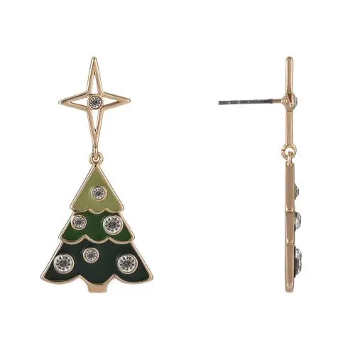 HALLMARK Christmas Tree Earrings