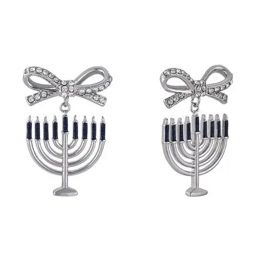 HALLMARK Menorah Statement Earrings