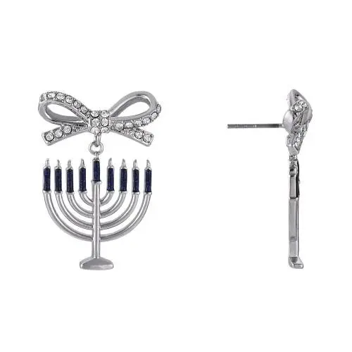 HALLMARK Menorah Statement Earrings