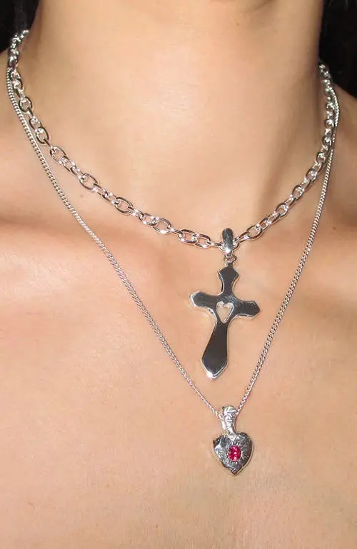 RIMOR JEWELRY The Mini Vesper Cross Choker