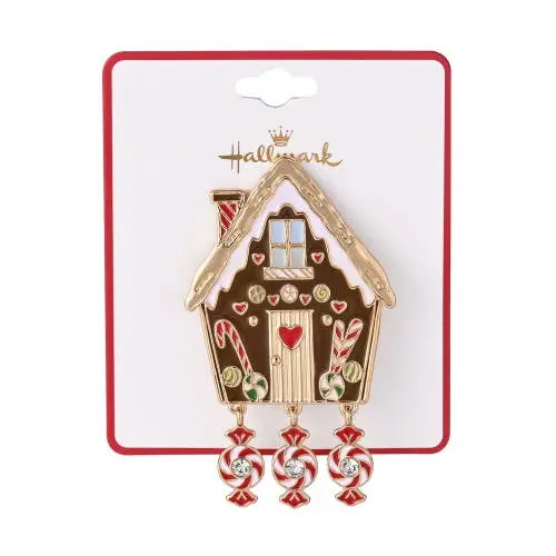 HALLMARK Gingerbread Statement Pin