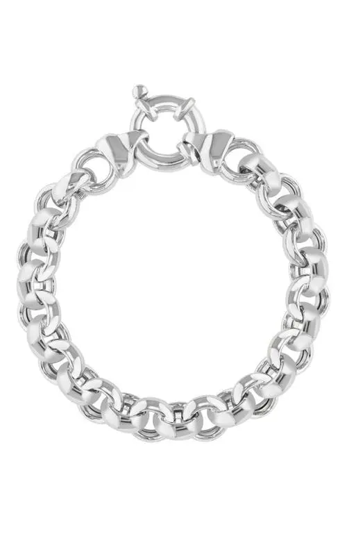 EFFY Sculpted Statement Link Bracelet In Sterling Silver - Metallic Silver