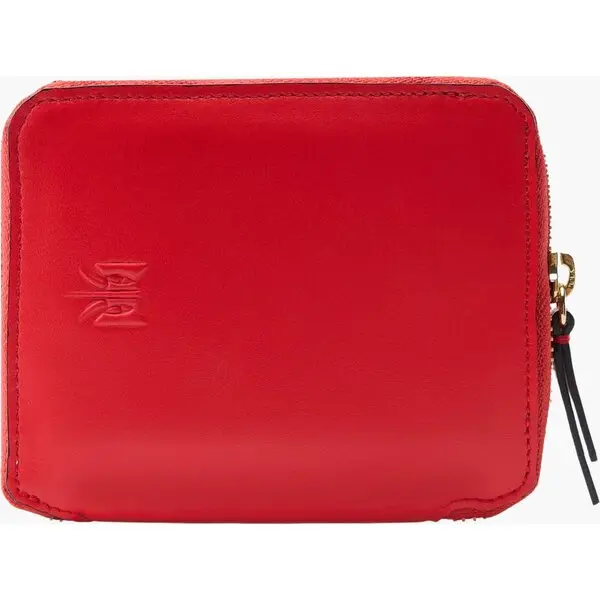 TUSK Lille Medium Zip-around Wallet - Red