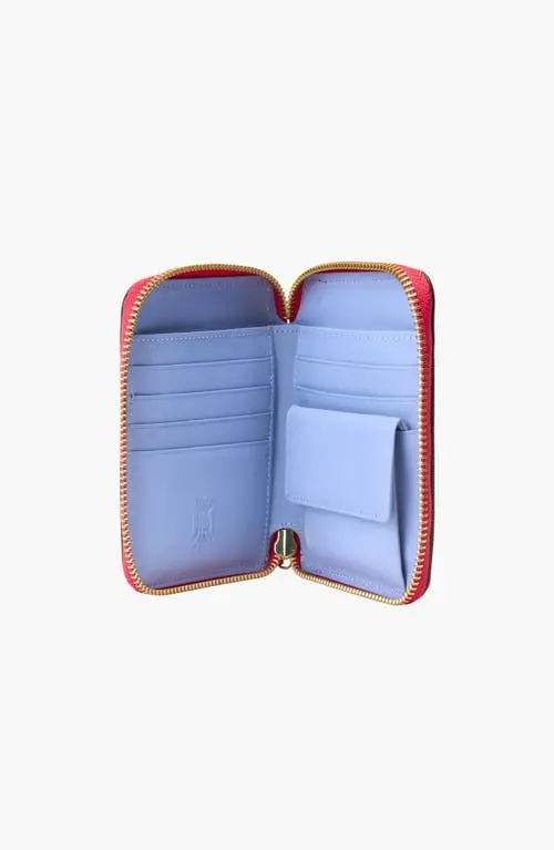 TUSK Lille Medium Zip-around Wallet - Red