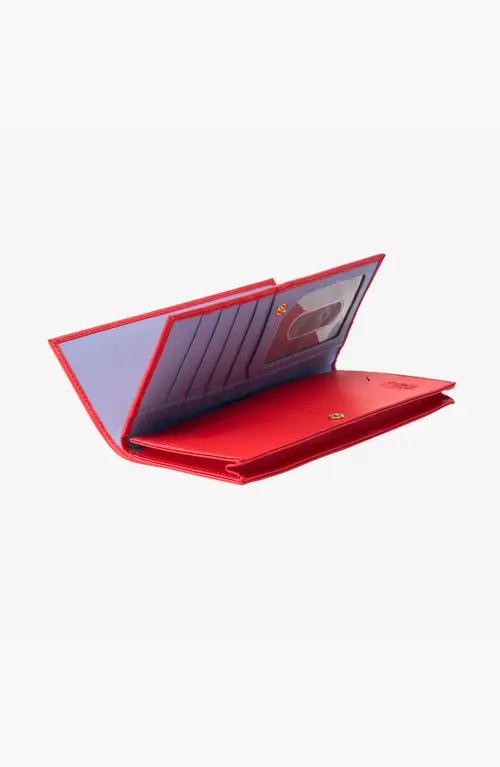 TUSK Lille Gusseted Wallet - Red