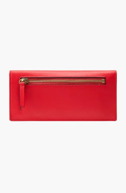 TUSK Lille Gusseted Wallet - Red