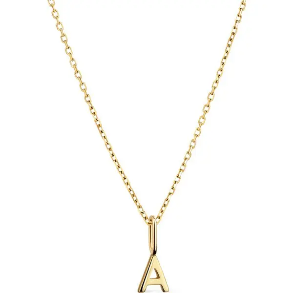 ANA LUISA Gold Initial Necklaceletter Necklace - A
