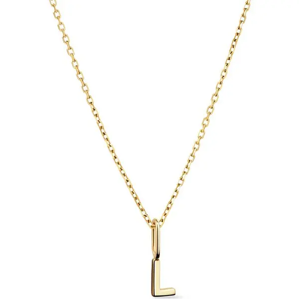 ANA LUISA Gold Initial Necklaceletter Necklace - L