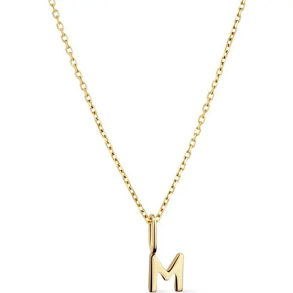 ANA LUISA Gold Initial Necklaceletter Necklace - M