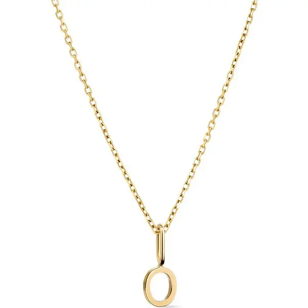 ANA LUISA Gold Initial Necklaceletter Necklace - O