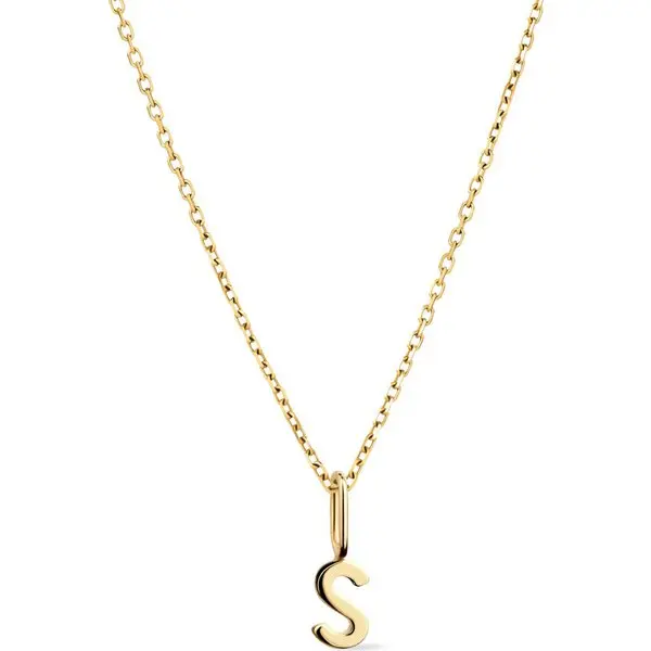 ANA LUISA Gold Initial Necklaceletter Necklace - S