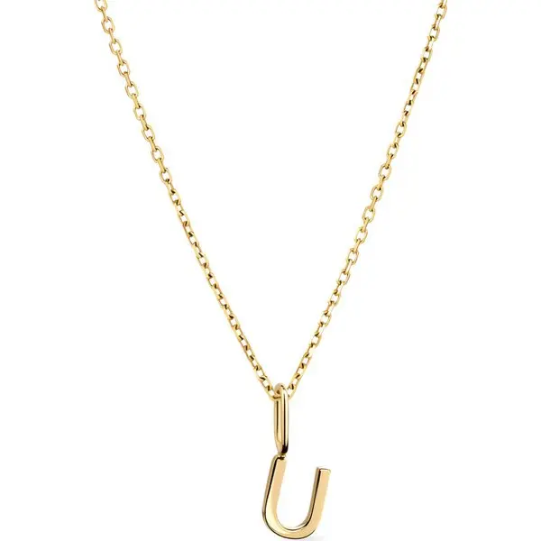 ANA LUISA Gold Initial Necklaceletter Necklace - U