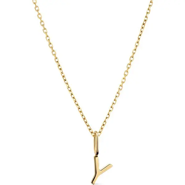 ANA LUISA Gold Initial Necklaceletter Necklace - Y