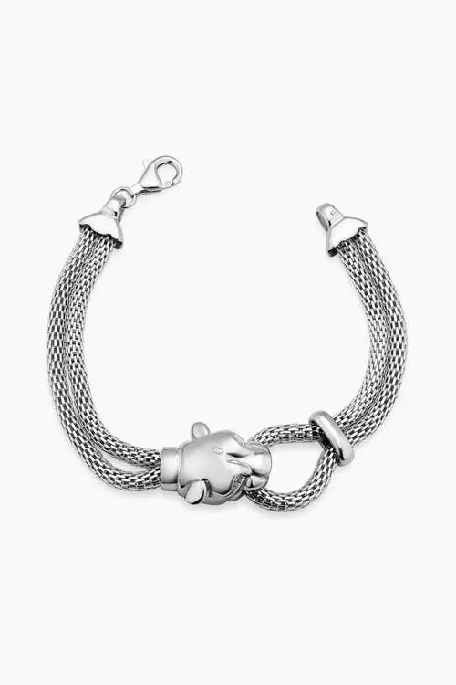 ORADINA Sterling Majestic Panther Bracelet