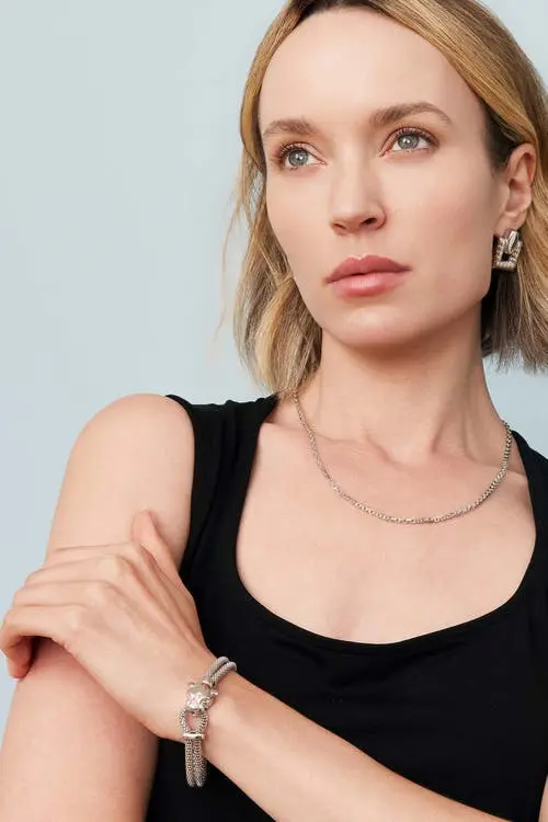 ORADINA Sterling Majestic Panther Bracelet