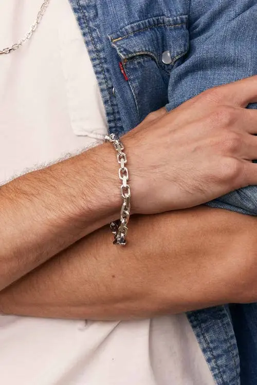 ORADINA Porto Link Bracelet In Sterling