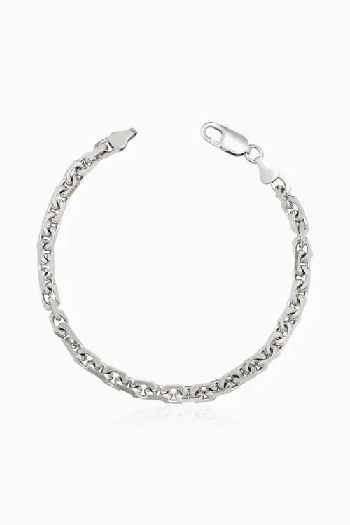 ORADINA Captain Link Statement Bracelet In Sterling - Silver