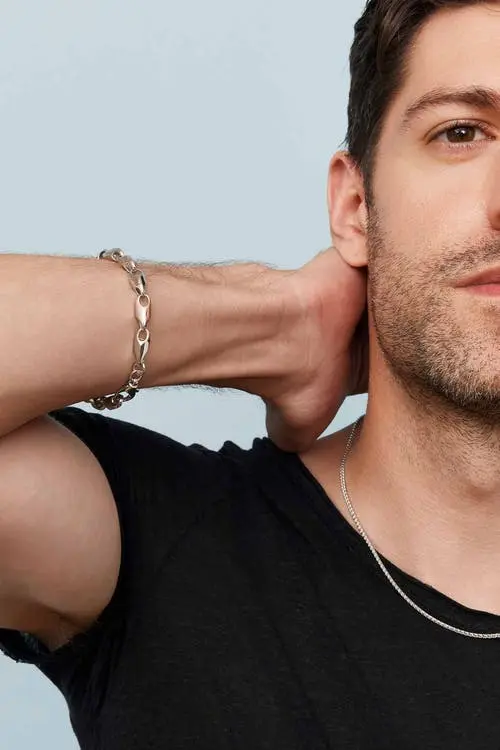 ORADINA Bullet Link Bracelet In Sterling