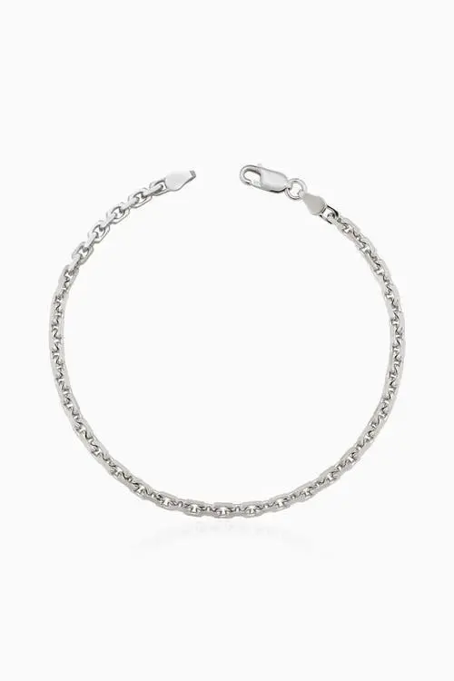 ORADINA Captain Link Layering Bracelet In Sterling