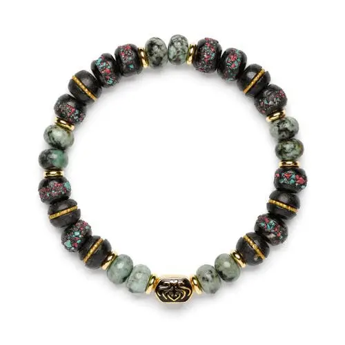 SEVEN SAINTS Obsidian Nomad Bracelet