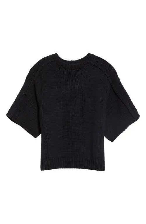 AISLING CAMPS Perfect Knit T-shirt - Black