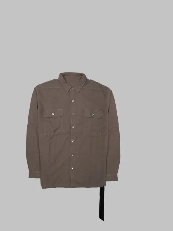 Rick Owens Overshirt Jumbo In Cotone