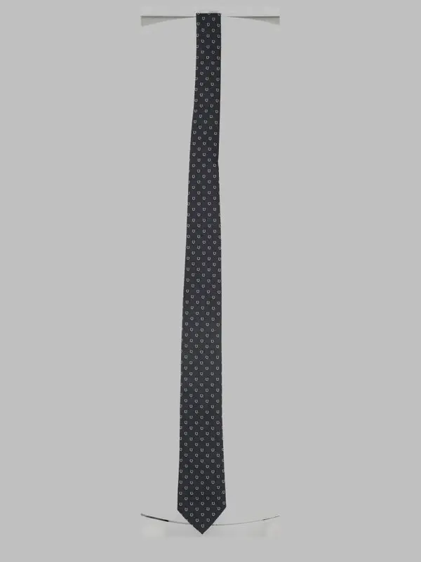 FERRAGAMO Cravatta In Seta Stampata