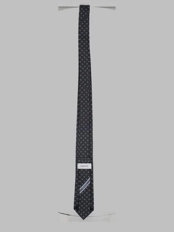 FERRAGAMO Cravatta In Seta Stampata