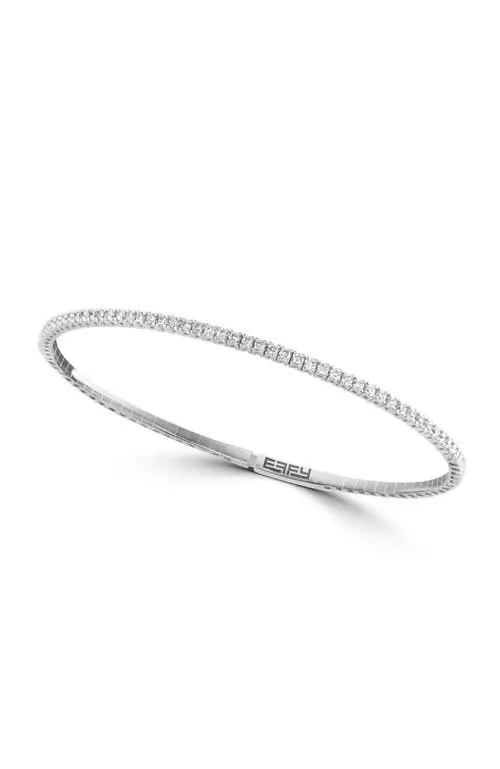 EFFY 14k White Gold Celestial Diamond Bangle