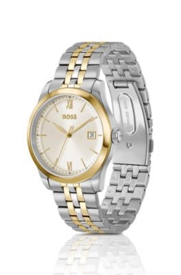 BOSS Langford Two-tone Watch With Five-link Bracelet