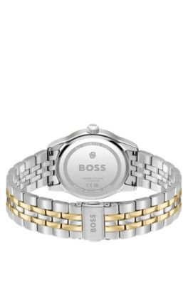 BOSS Langford Two-tone Watch With Five-link Bracelet
