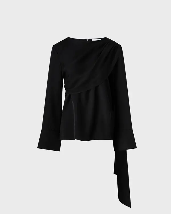MALINA Blouse Melandy Draped Cape