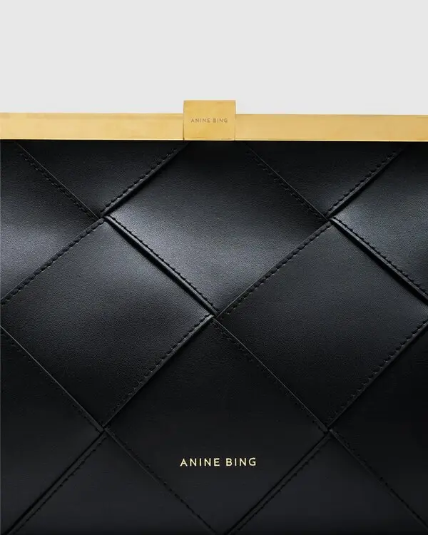 ANINE BING Clutch Anine Braided Leather