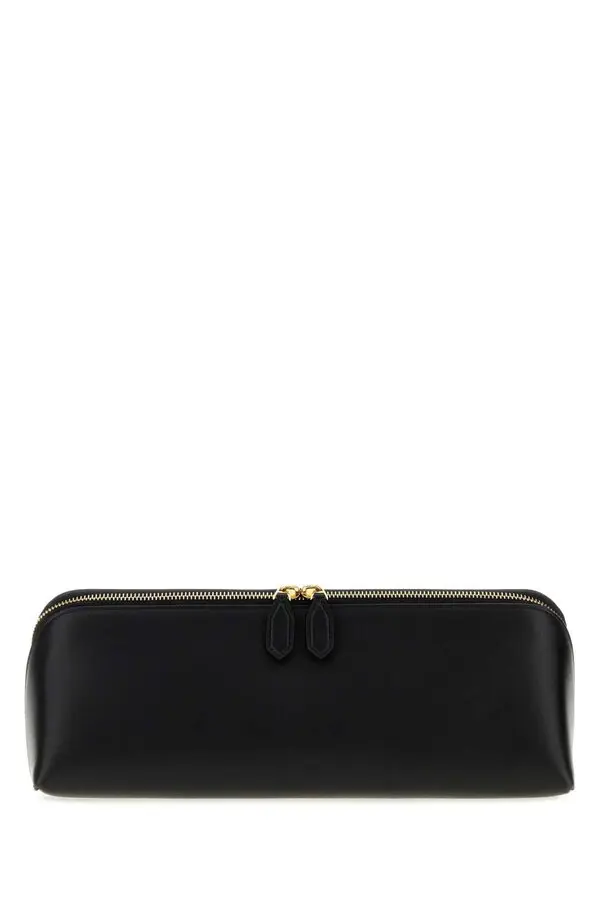Alaïa Delta Clutch - Black