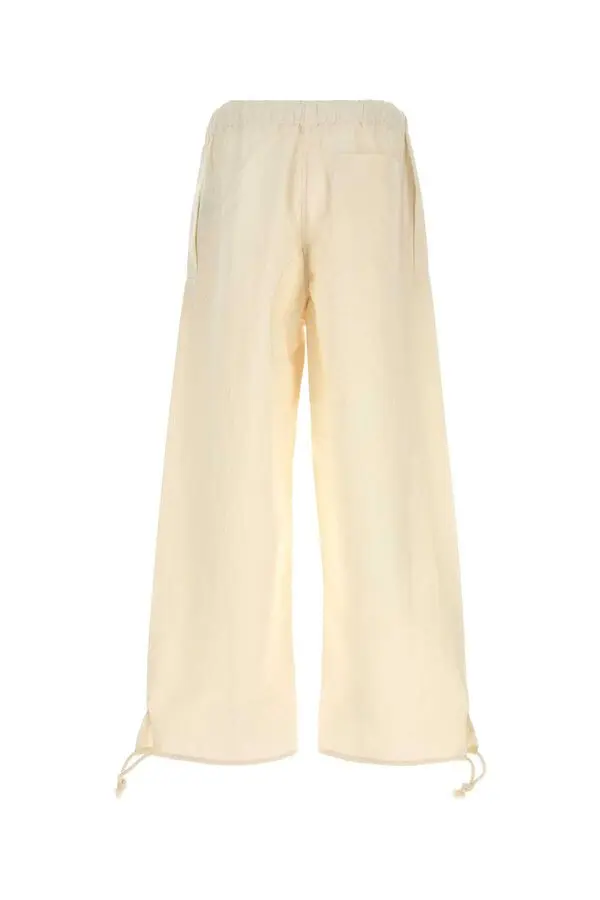 JW Anderson Ivory Cotton Blend Cargo Pant