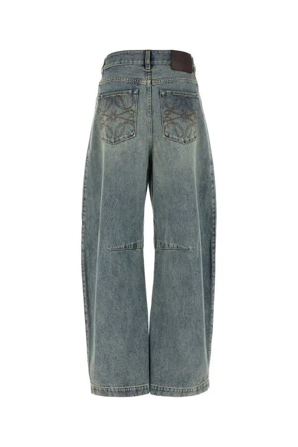 Loewe Denim Wide-leg Jeans - Blue