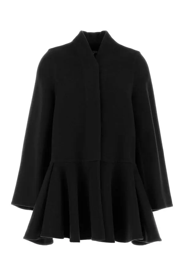 Loewe Wool Blend Coat - Onyx
