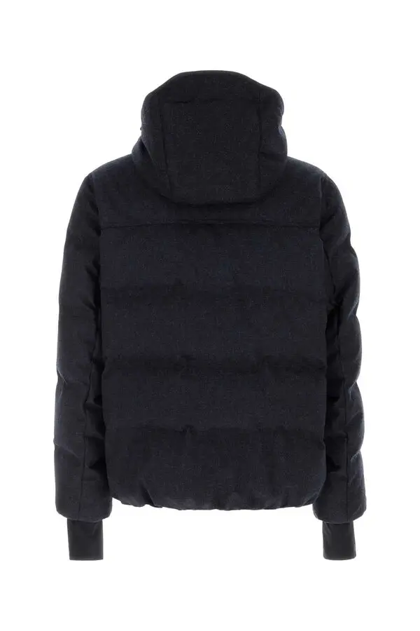 Moncler Midnight Wool Servance Down Jacket