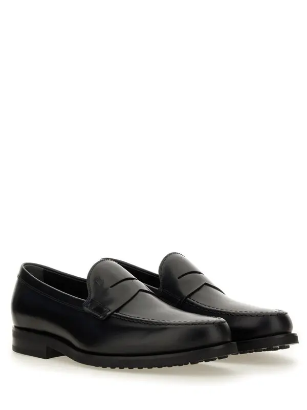 TOD'S Mocassino In Pelle - Black