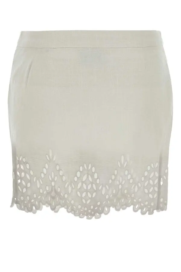 Isabel Marant Étoile Cotton Blouma Mini Skirt - White