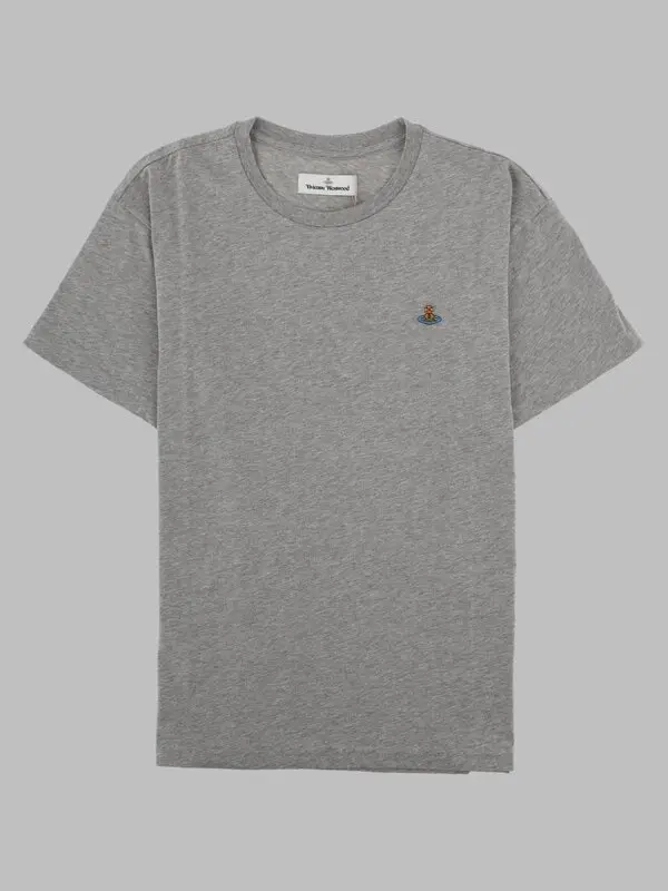 VIVIENNE WESTWOOD T-shirt Con Logo - Gray