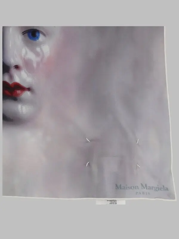 MAISON MARGIELA Foulard In Seta Con Stampa