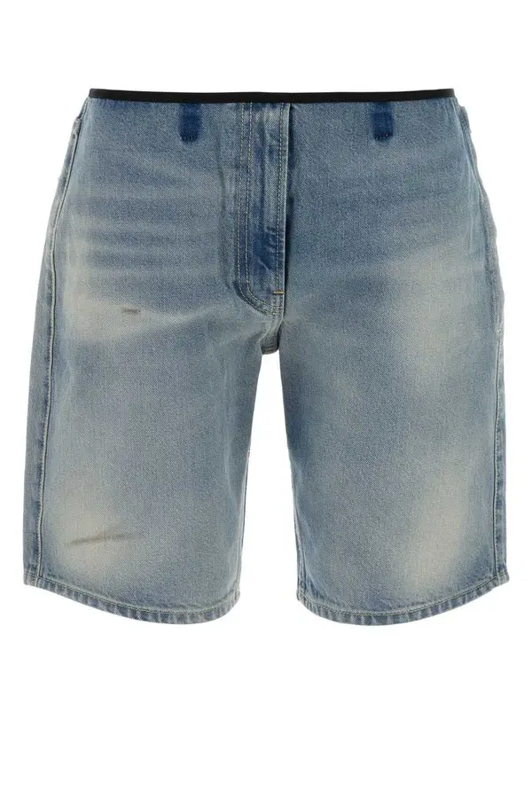 Prada Denim Bermuda Shorts